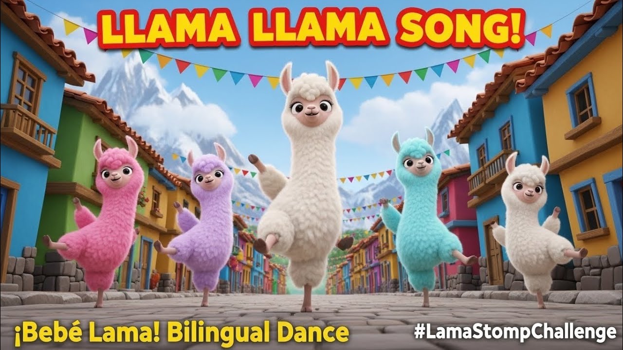 Llama Llama Song Dance Bebé Llama Bilingual Spanish English
