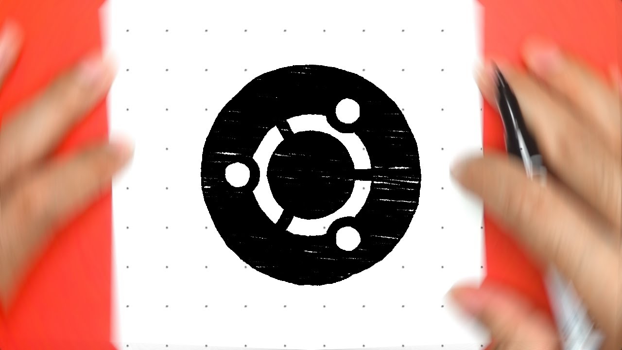 How To Draw Ubuntu Logo Step By Step Youtube