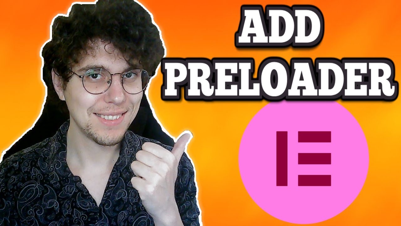 How To Add Preloader In Elementor Youtube