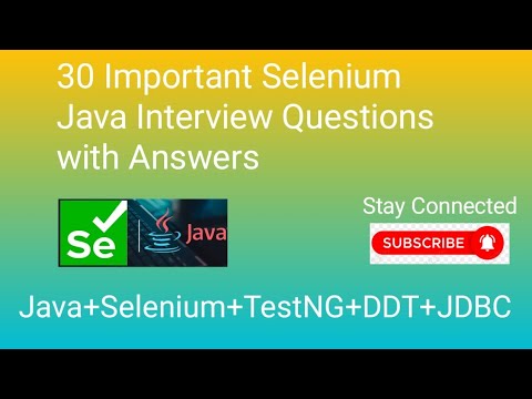 Selenium Java Interview Questions And Answers Selenium Interview
