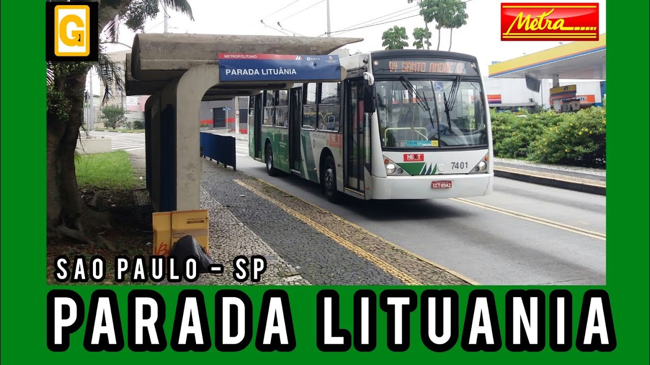 Trólebus Sp 28 Parada Lituania Parque Das Naçoes Santo Andre