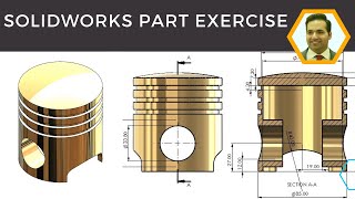 Solidworks Piston Design Tutorial And Real World Engine Doovi