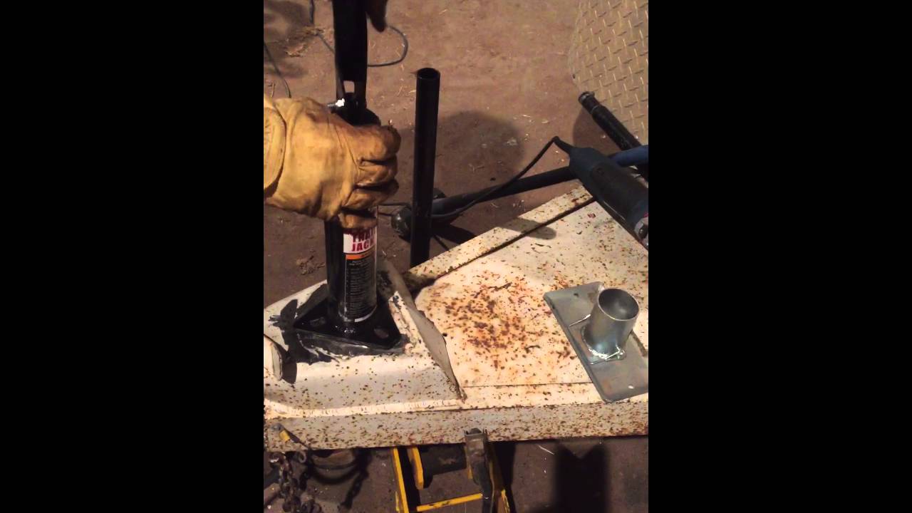 Trailer Jack Repair Youtube