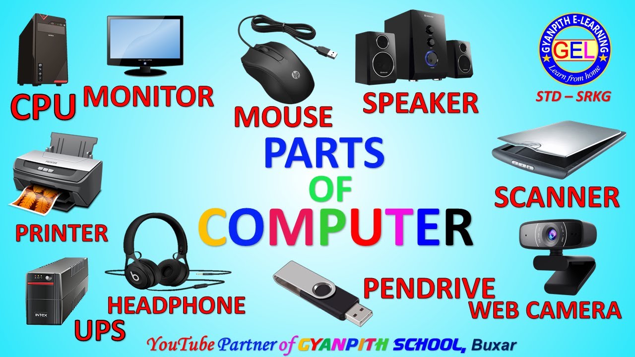 Parts Of Computer For Kids