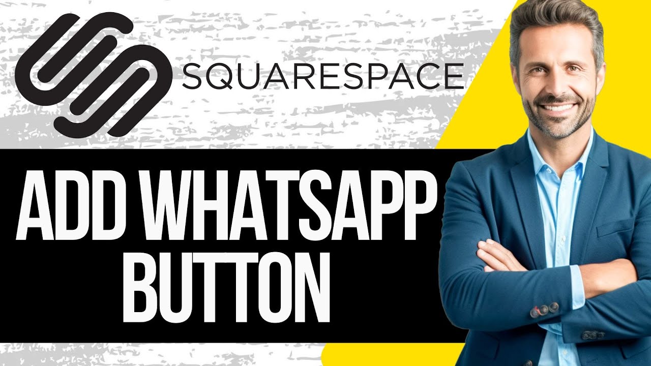 How To Add Whatsapp Button To Squarespace Full Tutorial 2025 Youtube