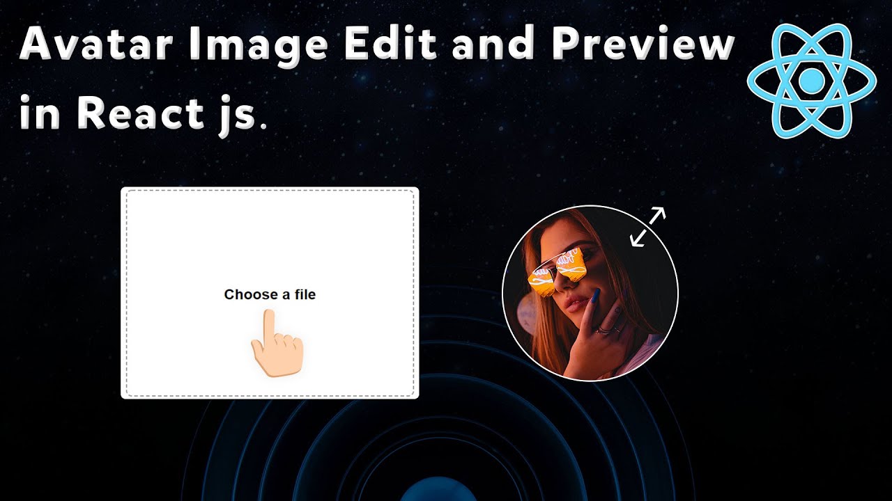 React Avatar Image Edit And Preview Profile Picture Crop Edit And