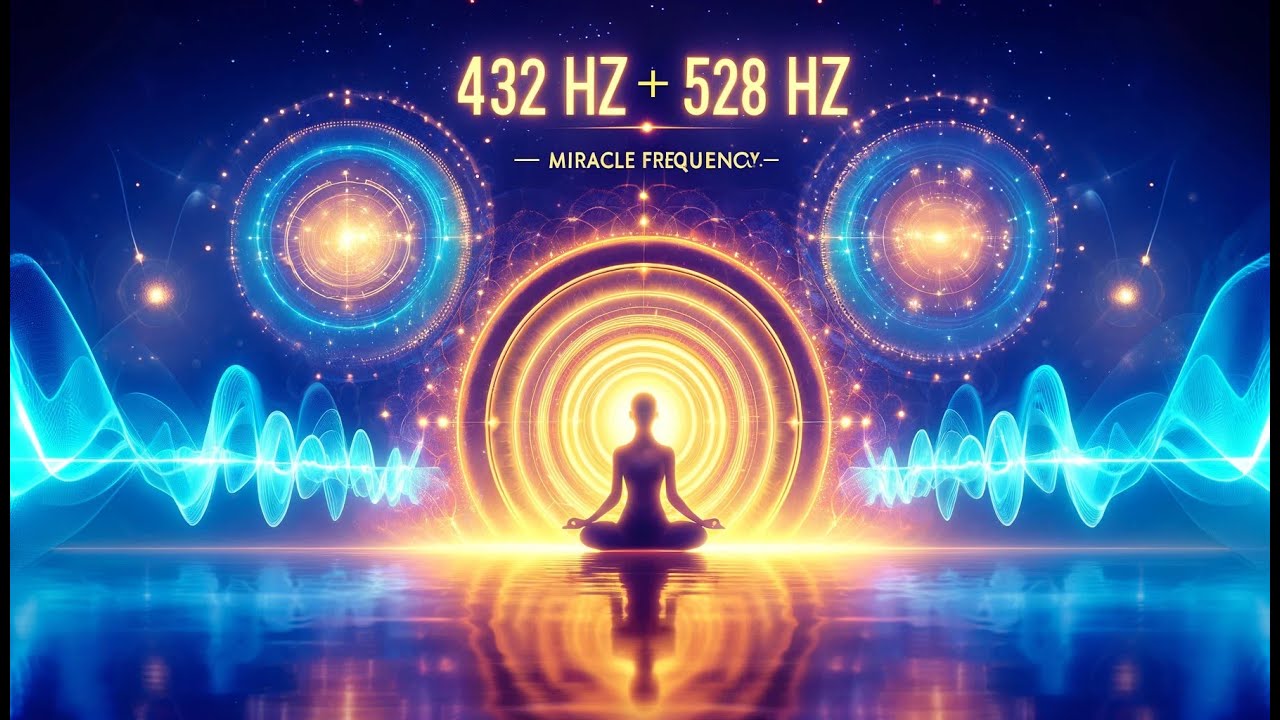 432 Hz 528 Hz Miracle Frequency Dna Repair Healing Elevated