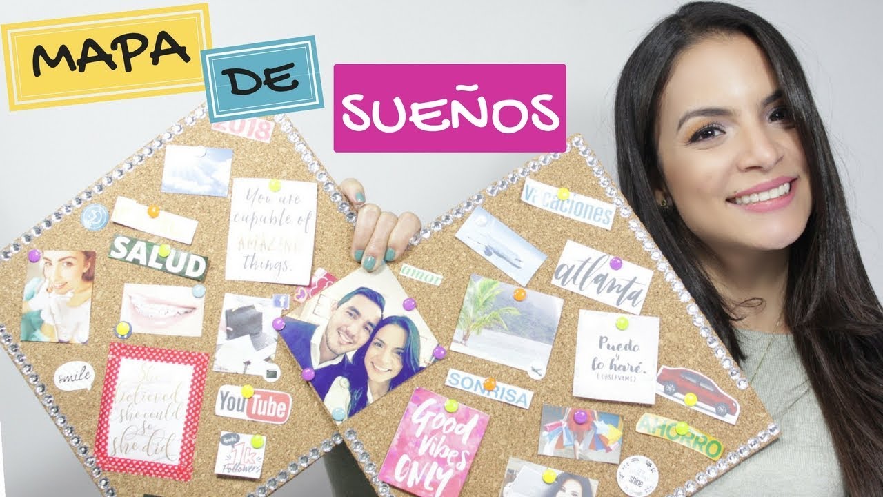 Cómo Hacer Un Mapa De Sueños Visión Board Mapa De Deseos Youtube