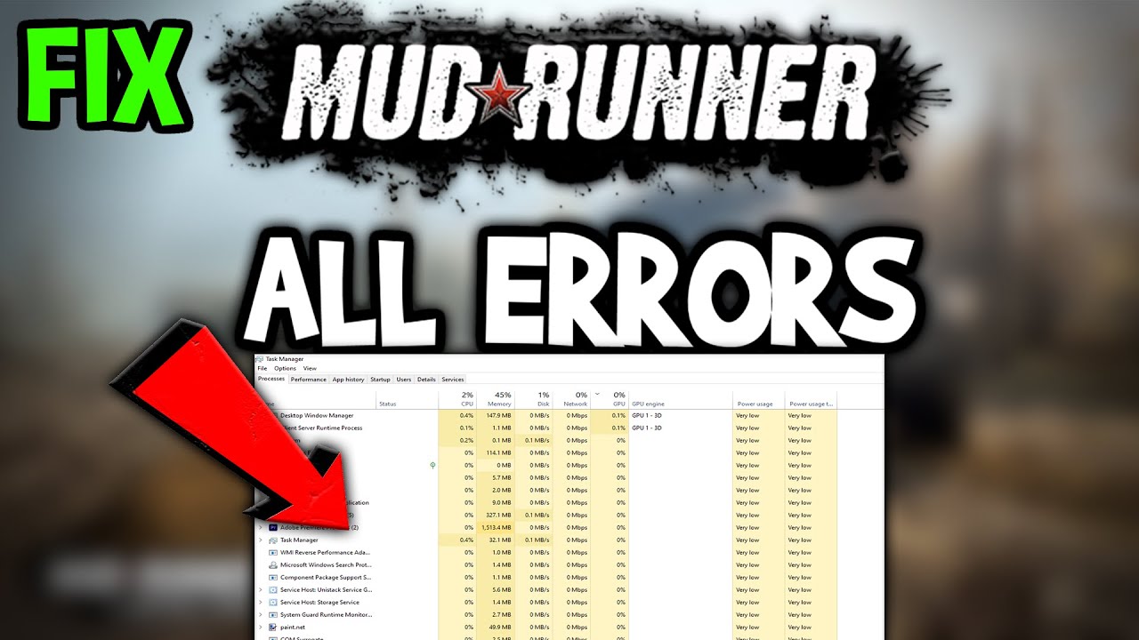 Mudrunner How To Fix All Errors Complete Tutorial Youtube