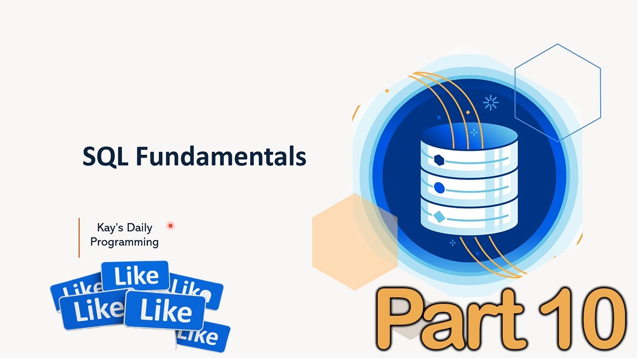 Sql Fundamentals Part 10 Like Operator Youtube