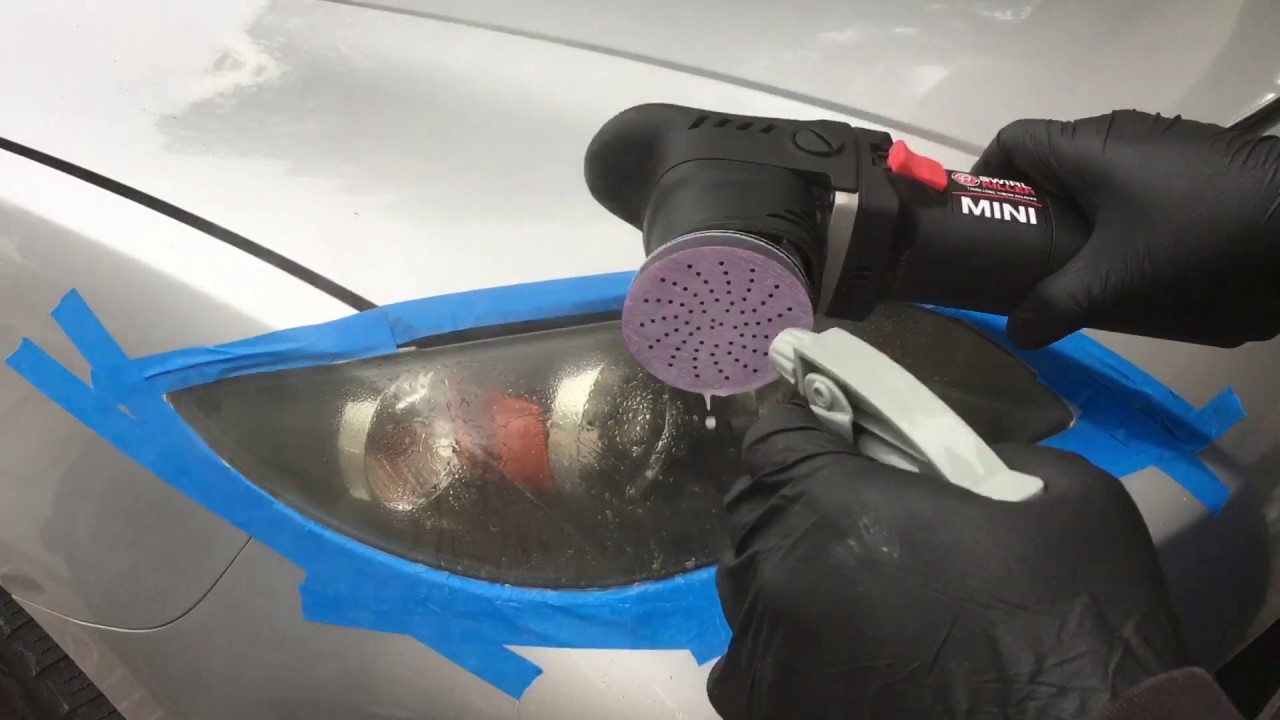 Professional Headlight Restoration Step By Step Diy Youtube