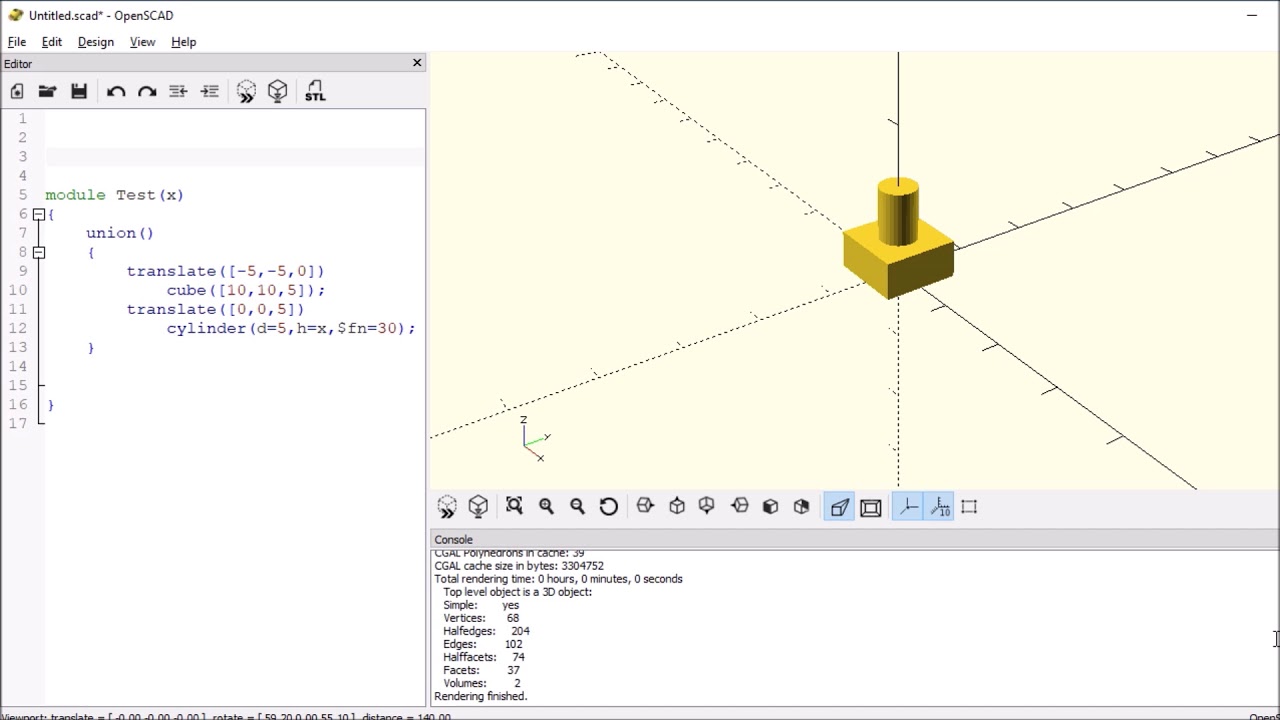 Openscad Module Youtube