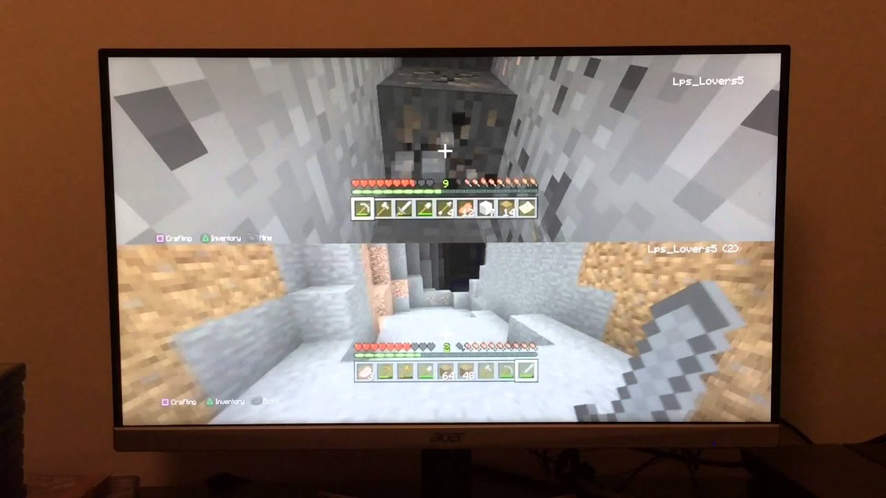 Minecraft Ps3 Going Mining 2 Youtube