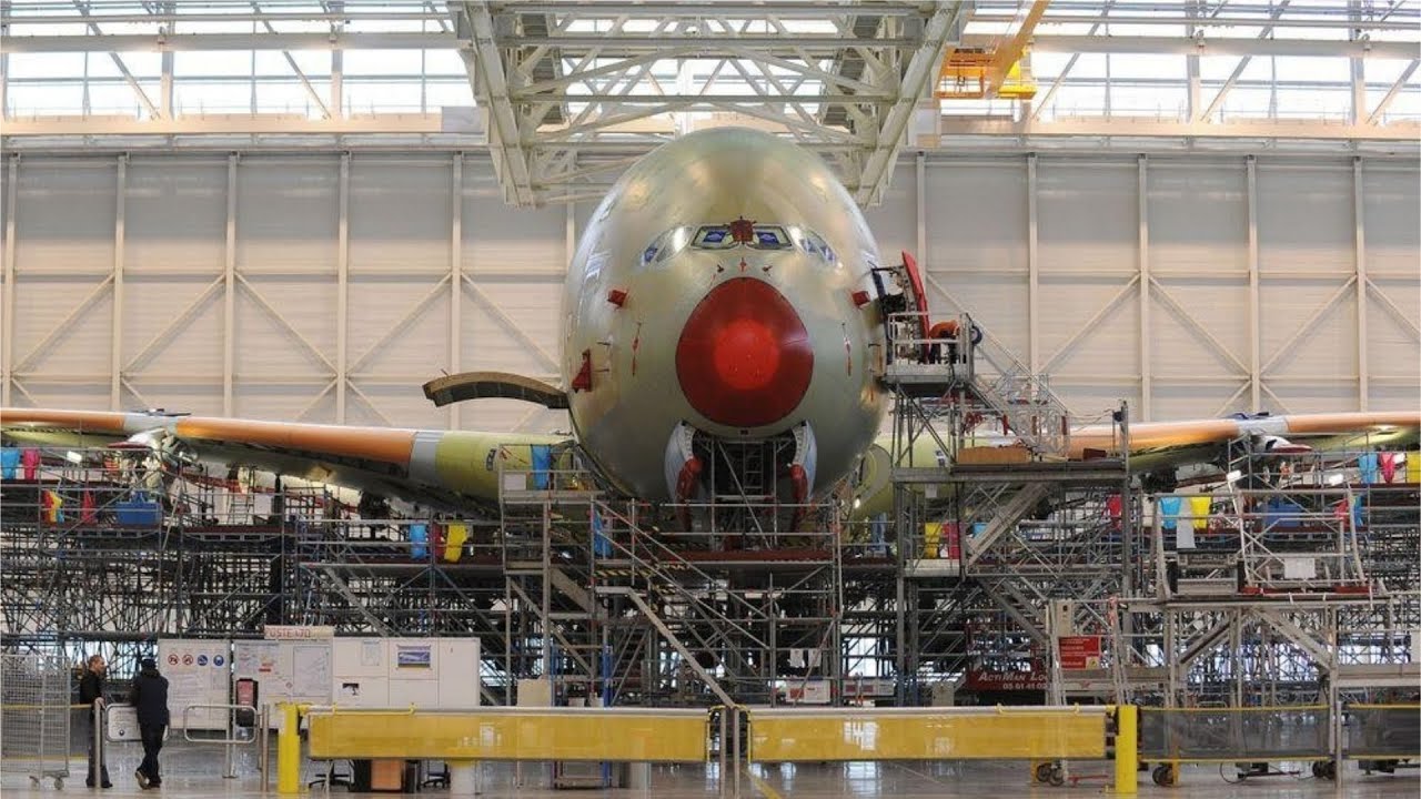 Inside Billions Airbus A380 Production Line Building And Assembly