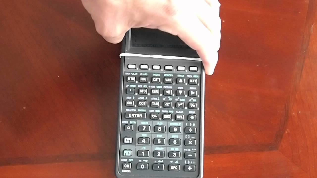 Hp 48gx Quick Fix Youtube