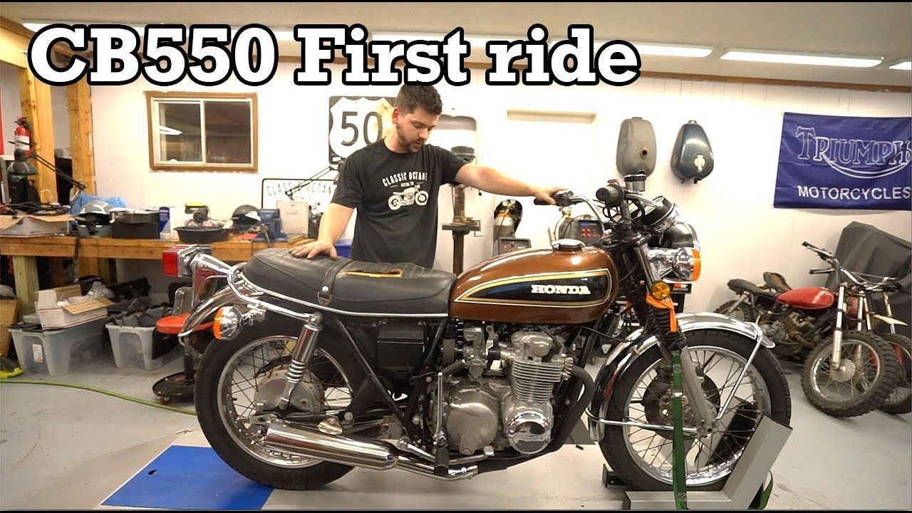 Honda Cb550 First Ride In Years Youtube