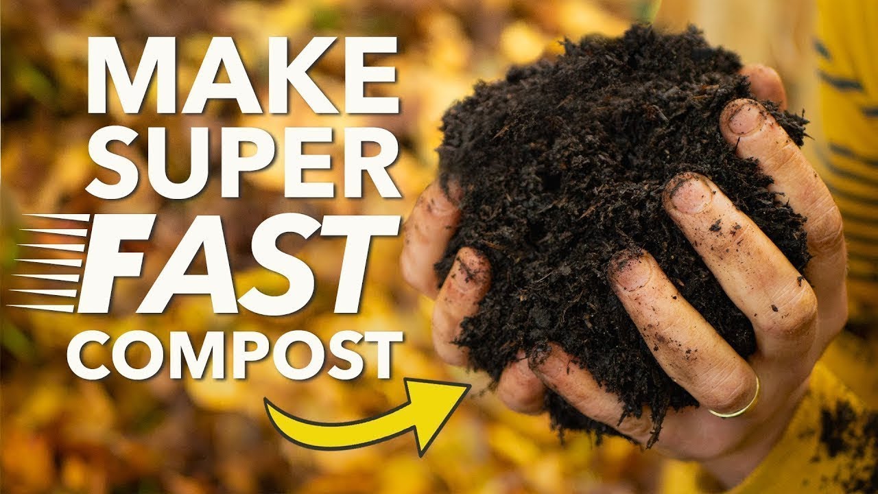 How To Make Compost Fast And Easy Youtube
