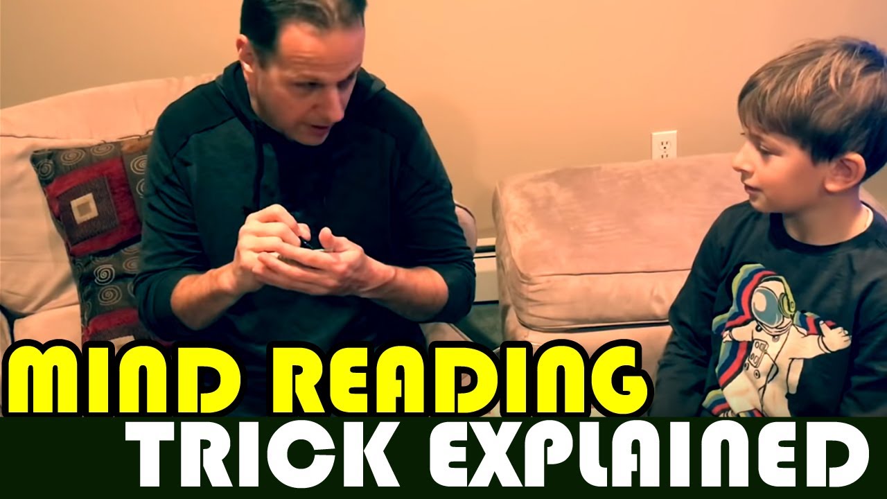 Mind Reading Trick Explained Youtube