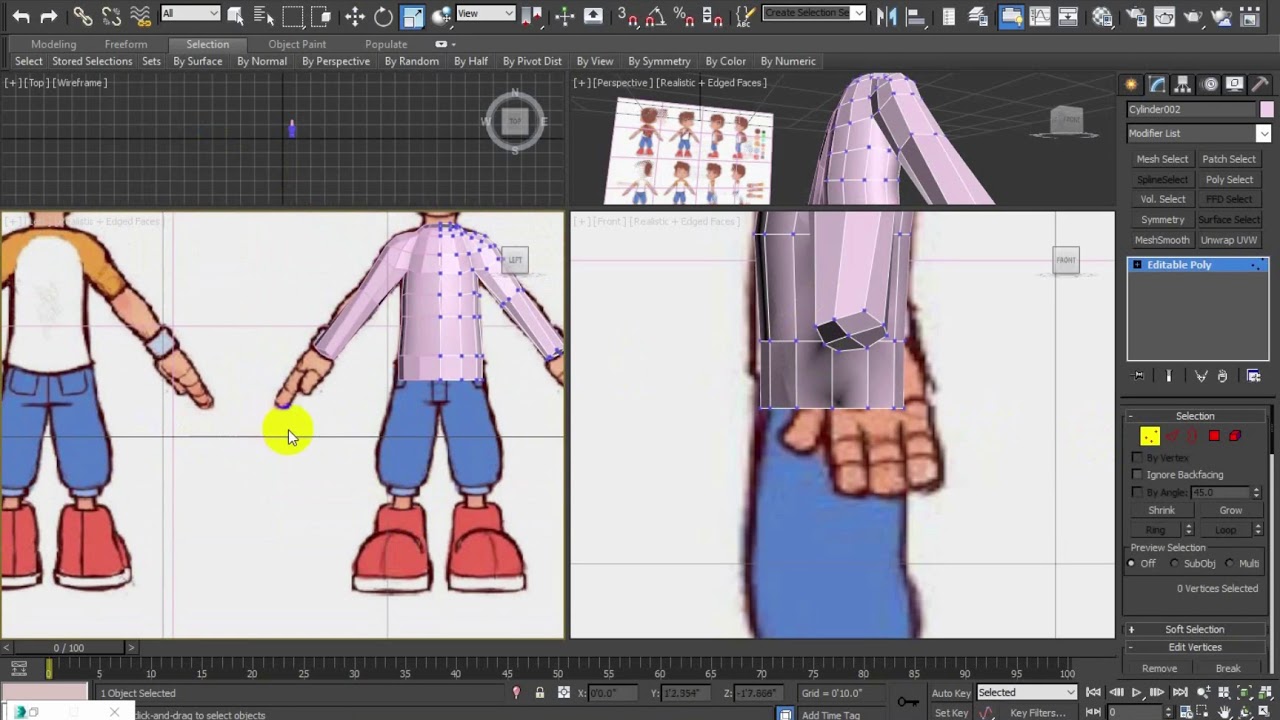 Character Modeling Part 1 Youtube