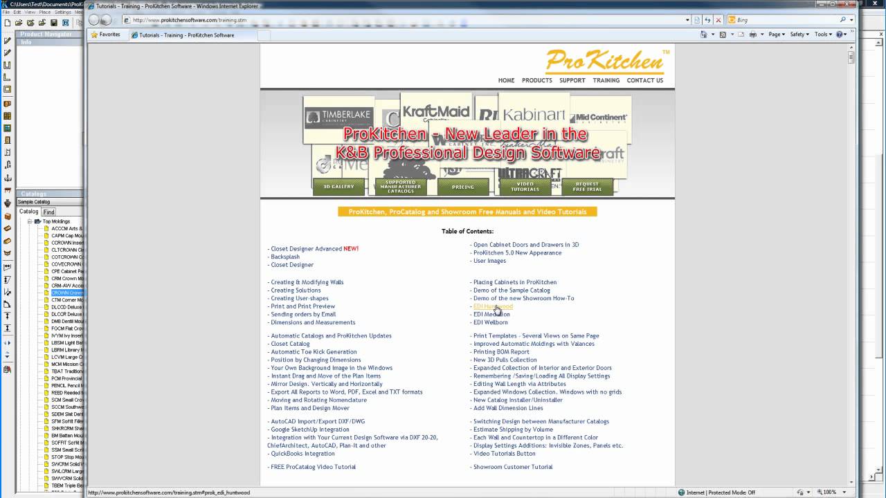 Complete Prokitchen Design Using Windows Part 7 Youtube