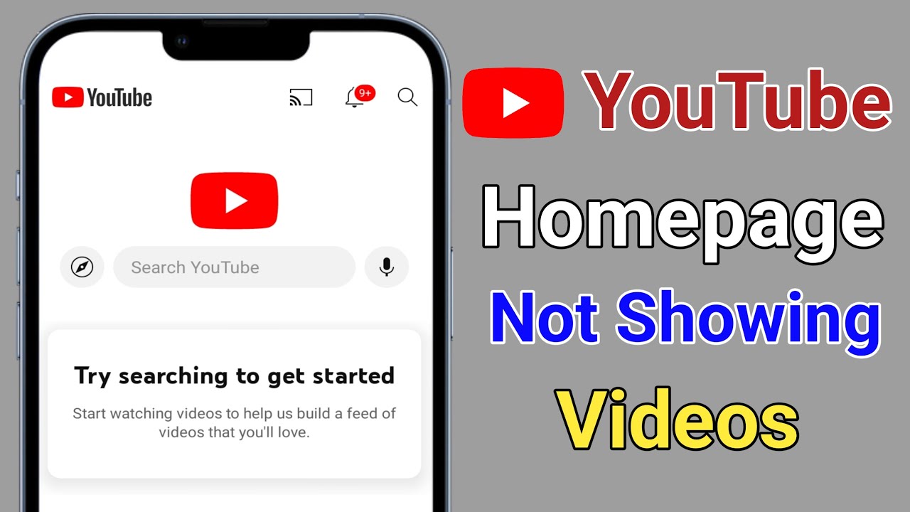 How To Fix Youtube Homepage Not Showing Videos Problem Try Searching