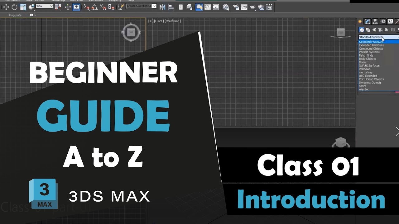 Introduction To The Interface Class 1 In Bangla 3ds Max Tutorial 1