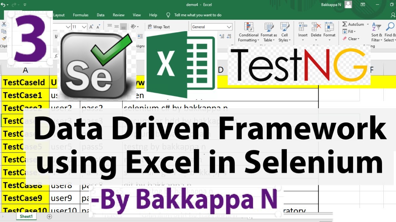 Data Driven Framework In Selenium Using Excel Design Talk