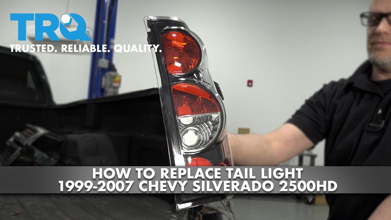 How To Replace Tail Light 1999 2007 Chevy Silverado 2500hd 1a Auto
