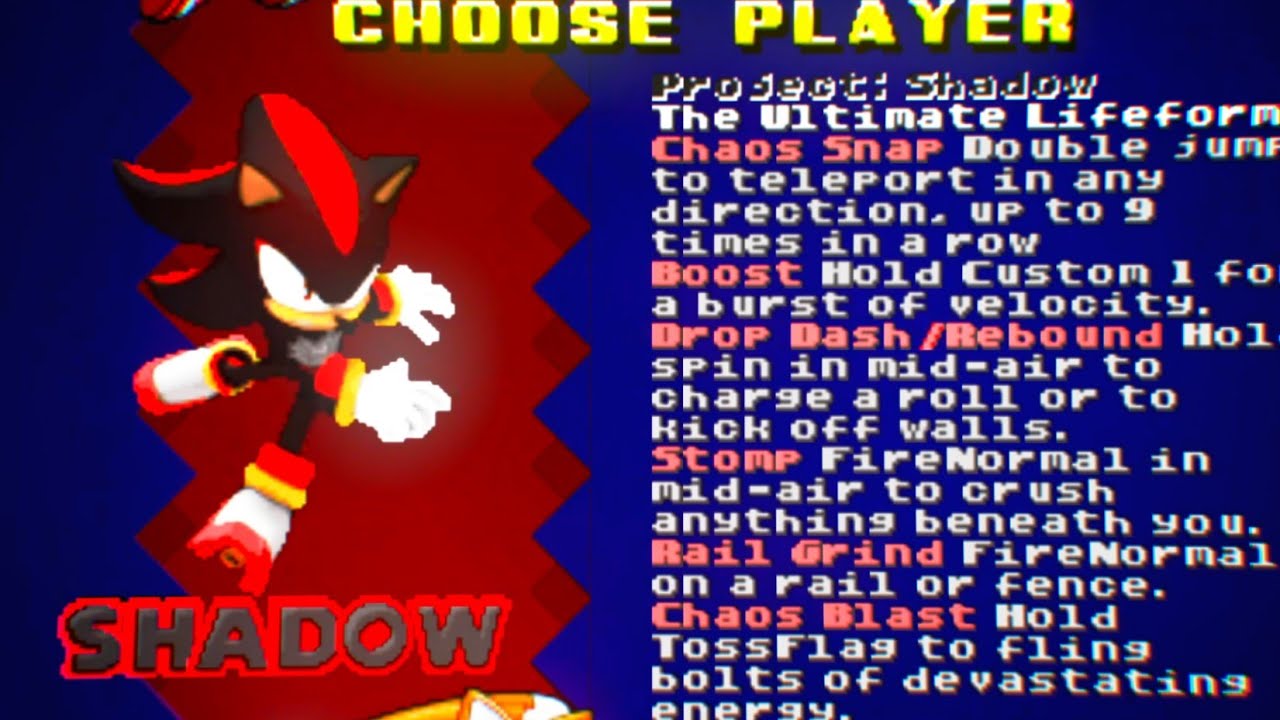 Project Shadow Sonic Robo Blast 2 Youtube