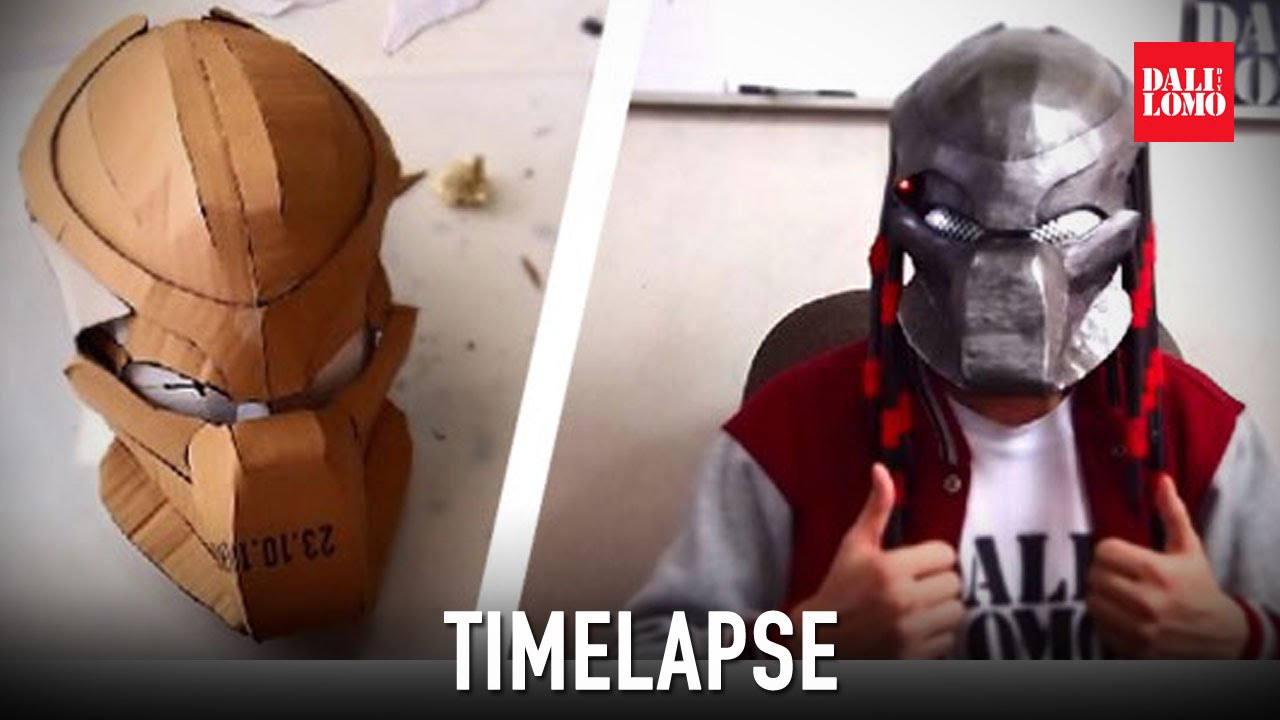 Timelapse Predator Bio Mask Diy Cosplay Youtube