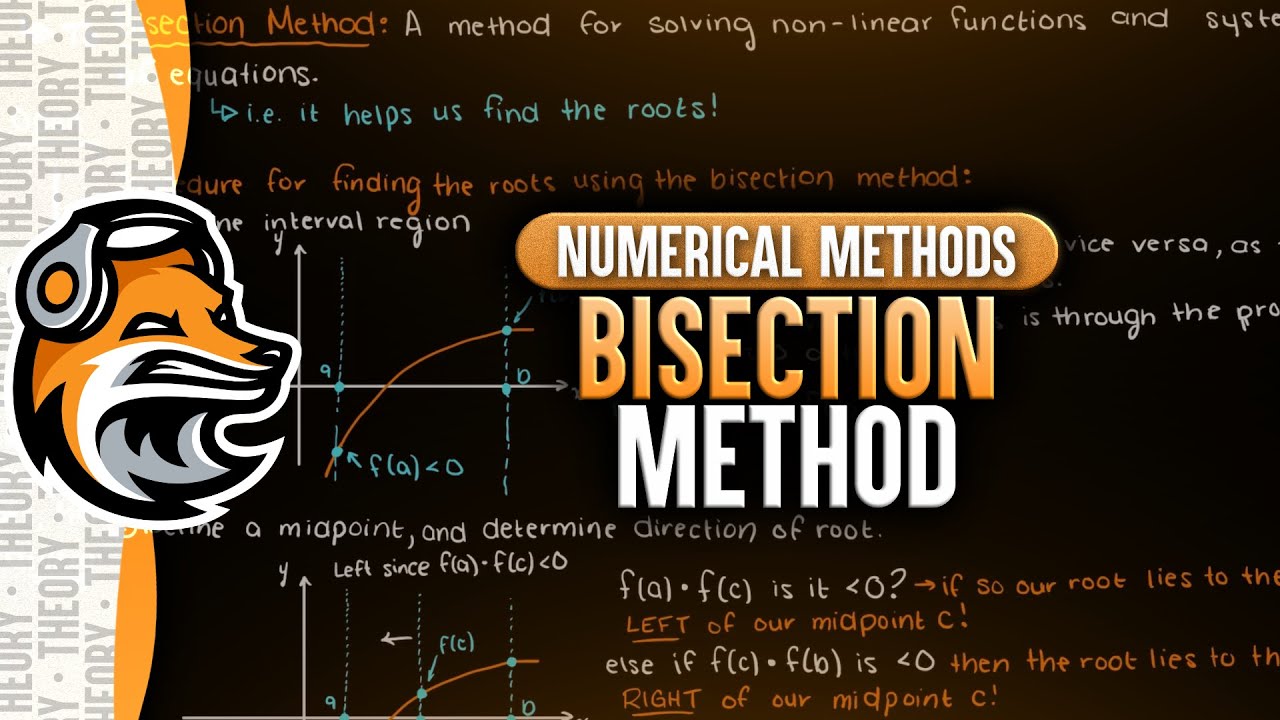 Bisection Method Numerical Methods Youtube