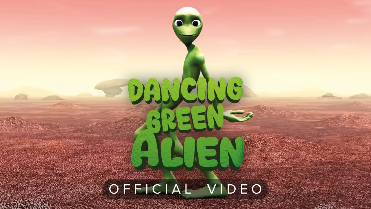 Green Alien Dancing