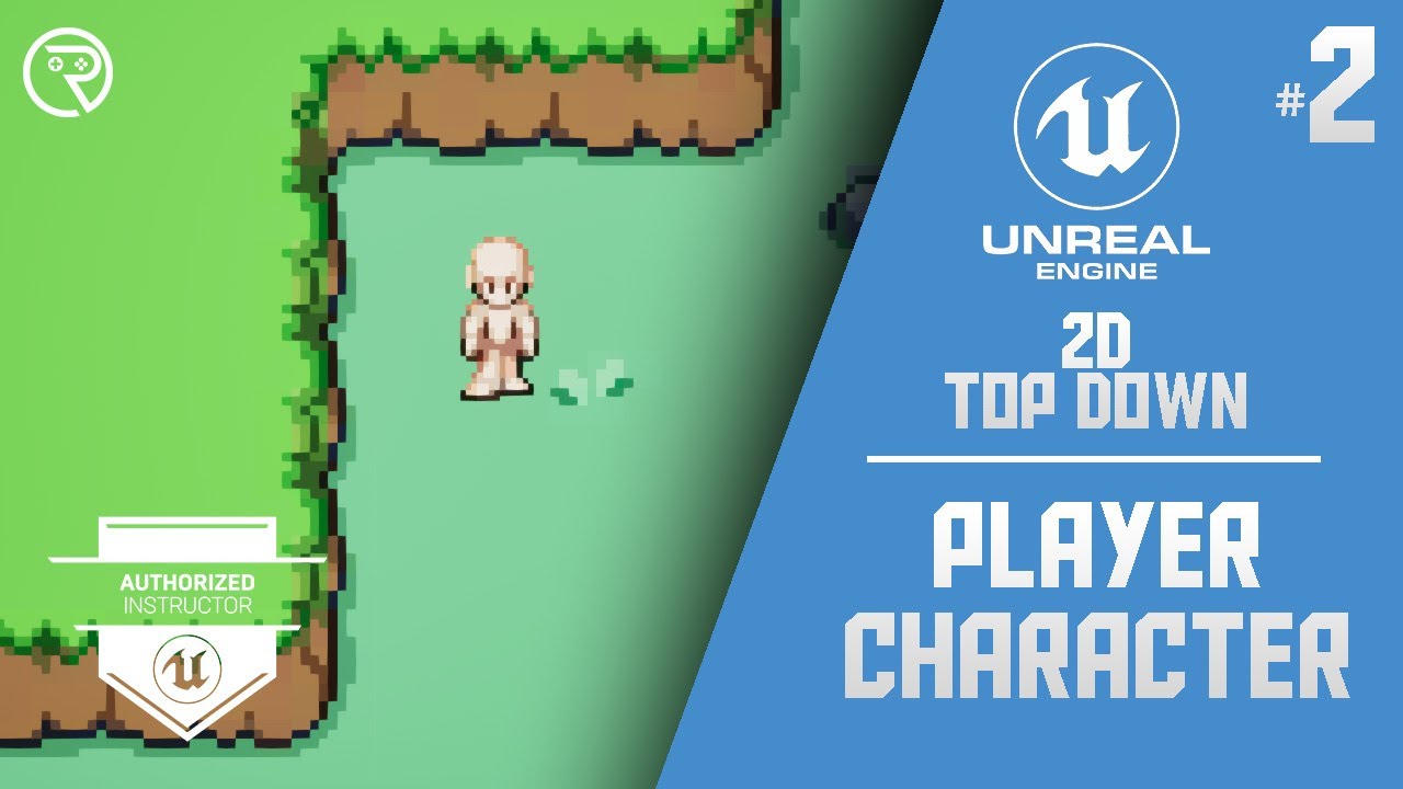 Unreal Engine 5 Tutorial 2d Top Down Game Part 2 Player Character