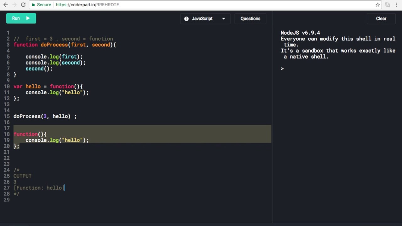 Callback Functions In Javascript Youtube