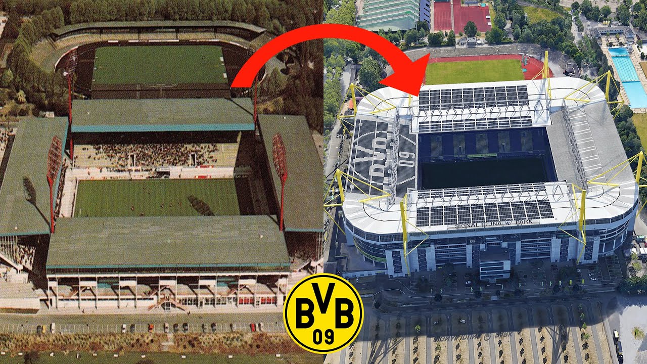 Westfalenstadion Through The Years Youtube
