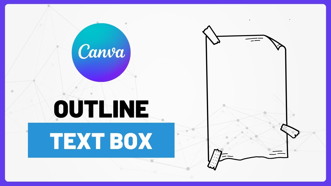 How To Add A Border Outline To Text Box In Canva Quick Easy Youtube