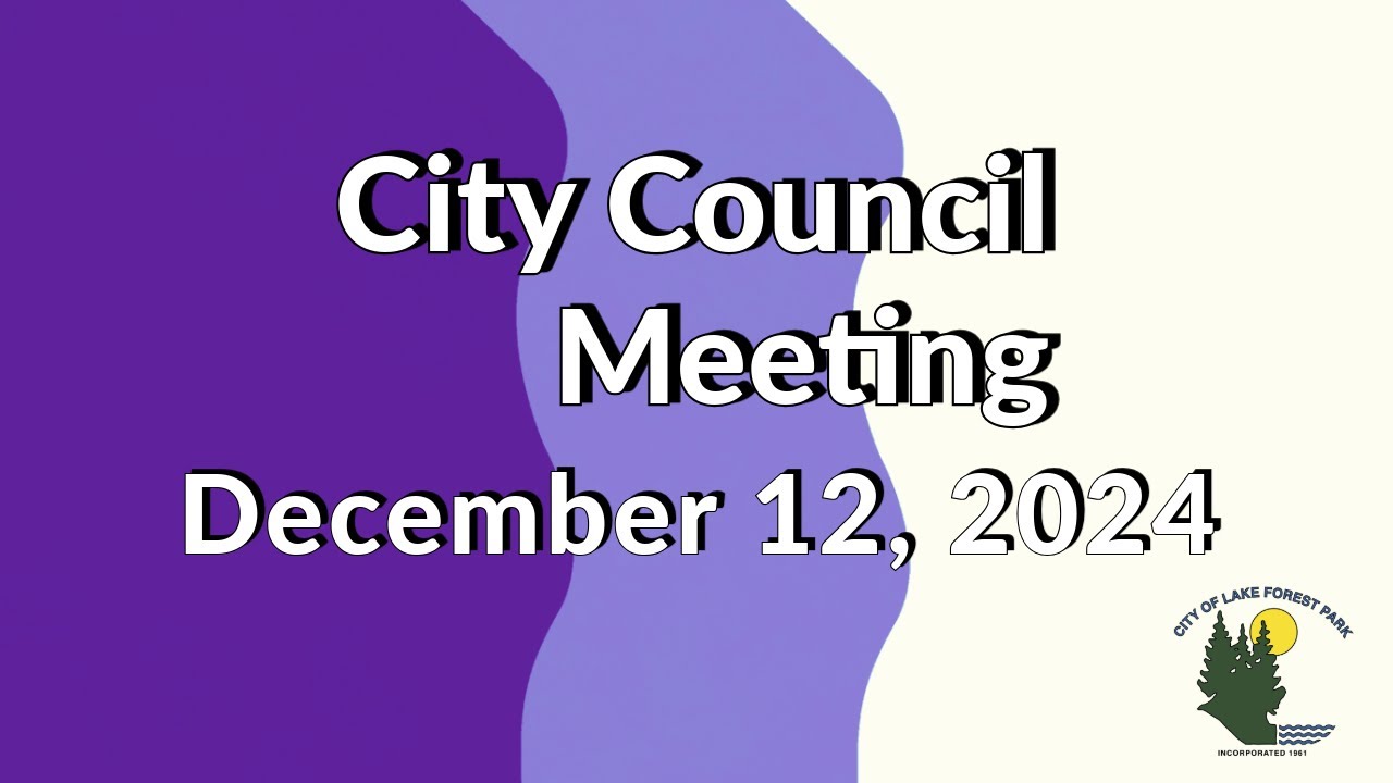 December 12 2024 Regular Meeting Youtube