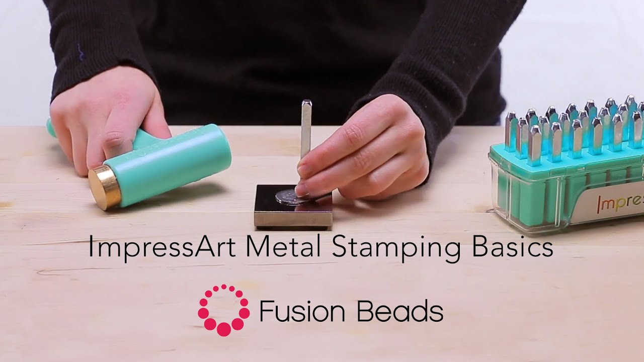 Learn Basic Metal Stamping Techniques With Impressart Fusion Beads