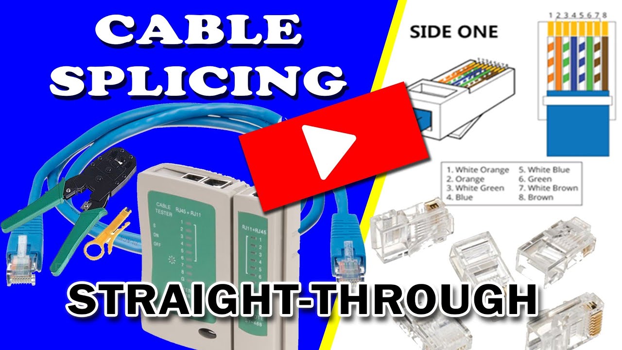 Css Ncii Cable Splicing Straight Through Youtube