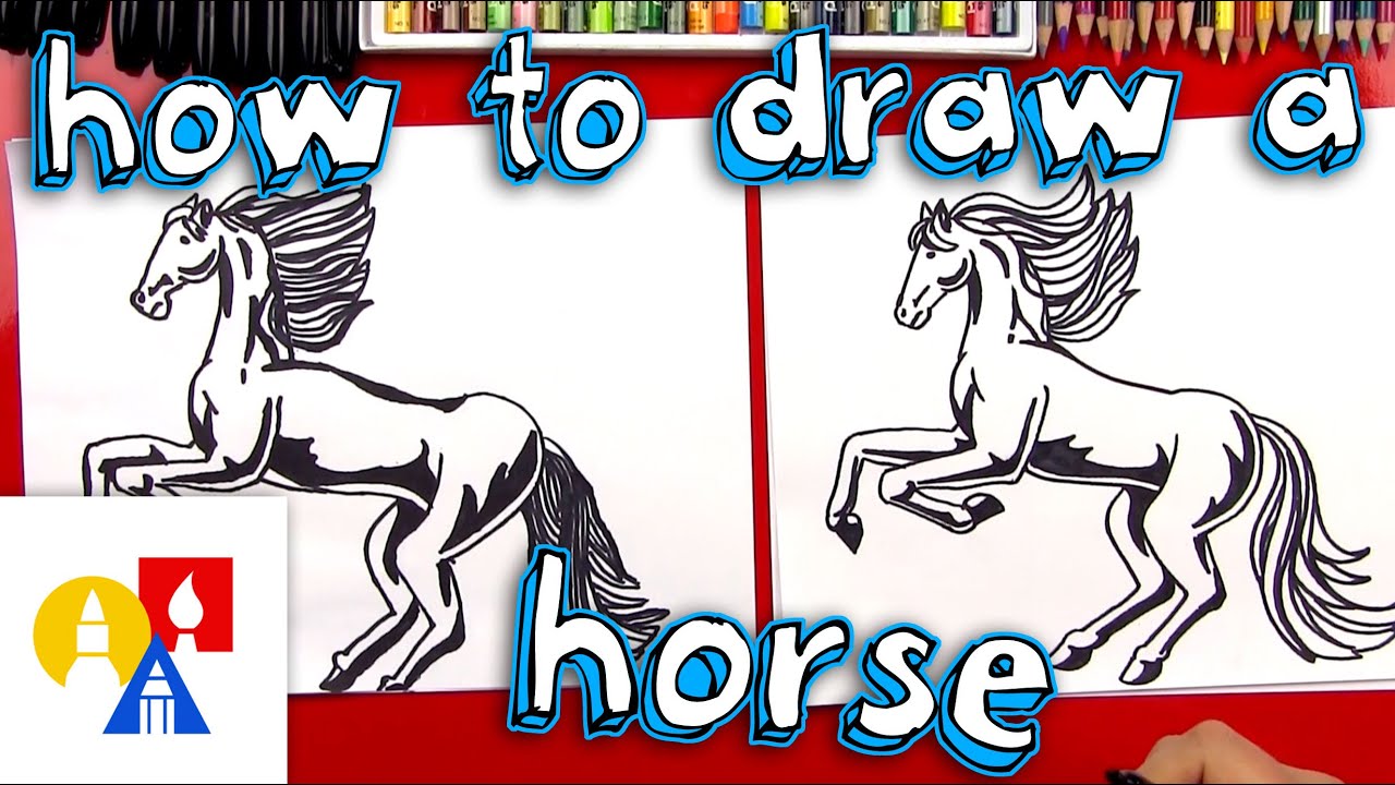 01 Part 1 How To Draw A Realistic Horse Digital Art How To Draw A