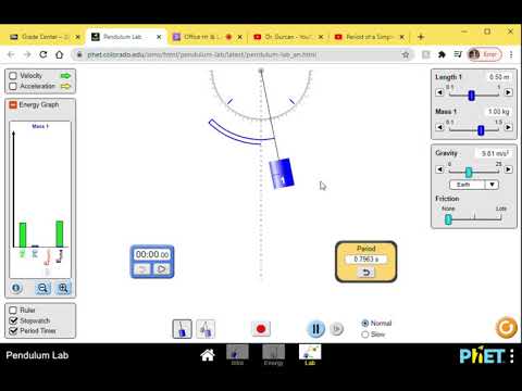 â ªpendulum Labâ Simulation Youtube