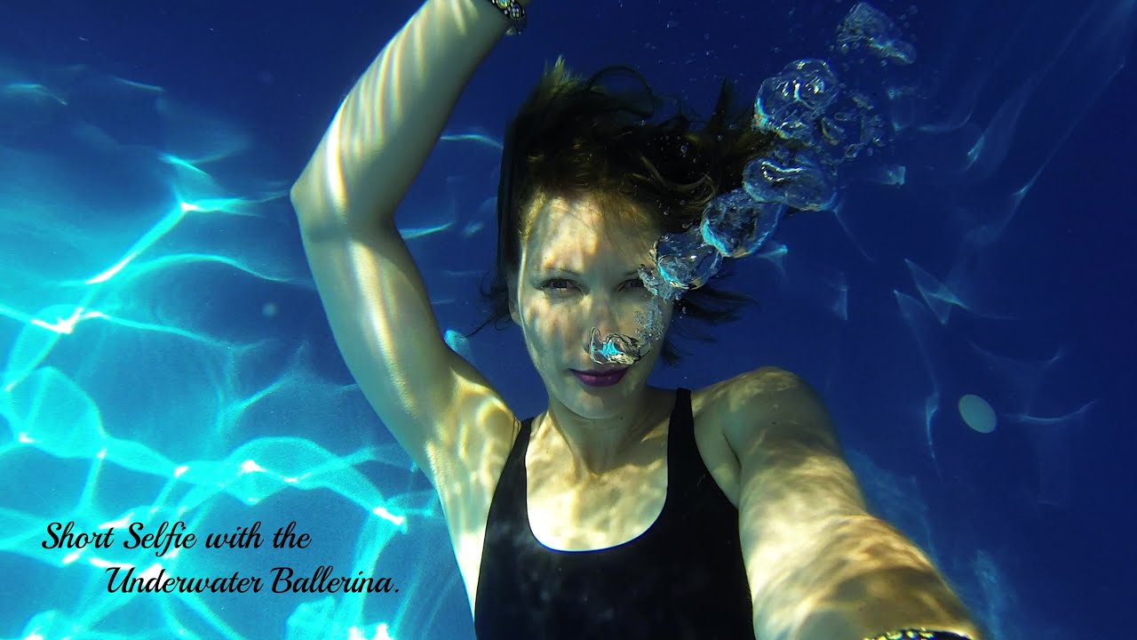 Underwater Nose Bubbles Selfie With The Undewater Ballerina ёяшб Gopro