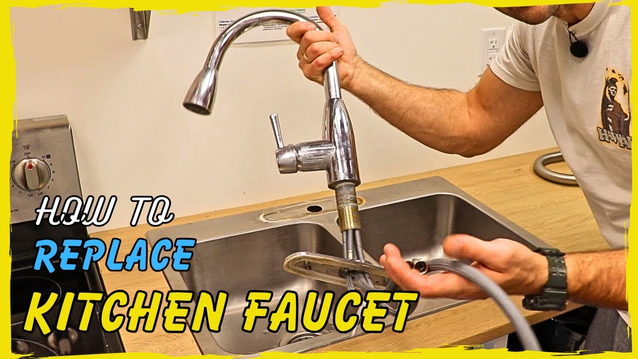 Diy How To Replace Sink Faucet Kitchen Guide