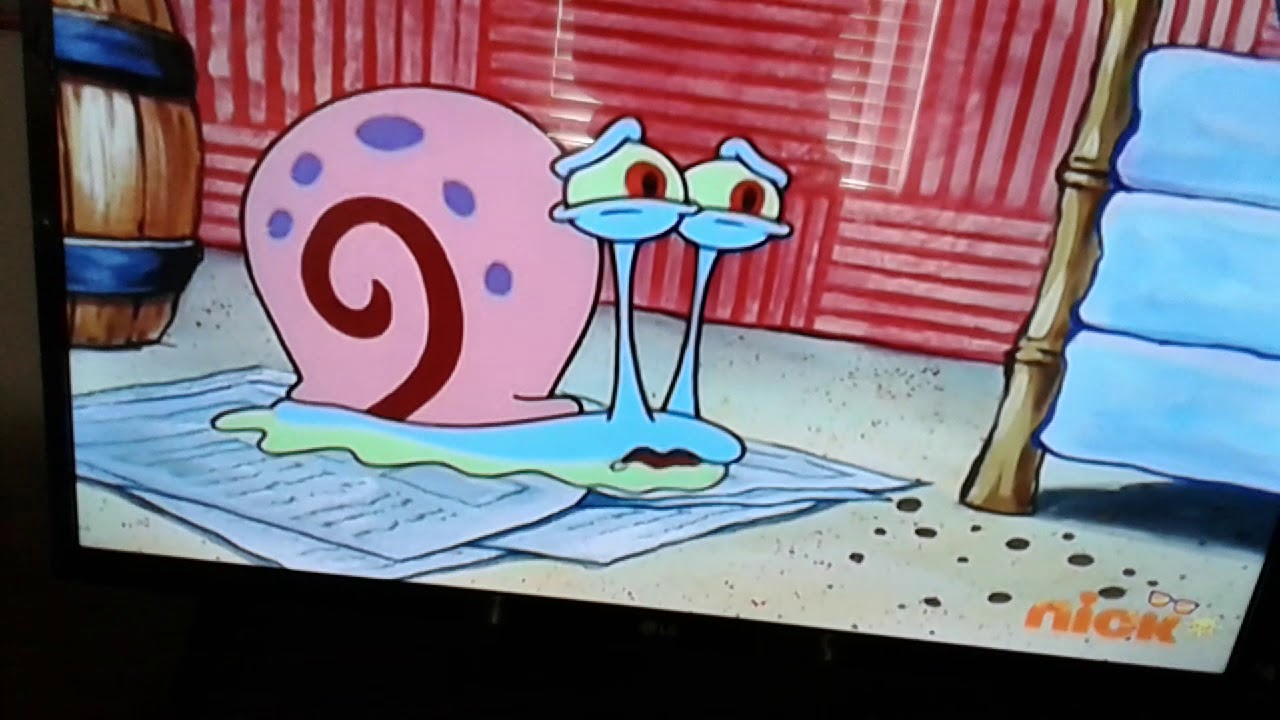 Spongebob Crying Over Gary