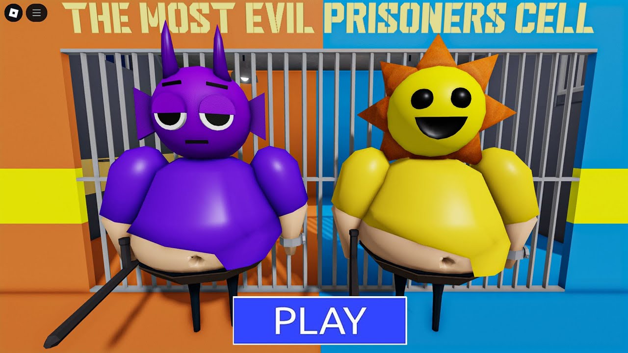 Mr Sun Sprunki Vs Purple Sprunki Barry S Prison Run New Sprunki Game