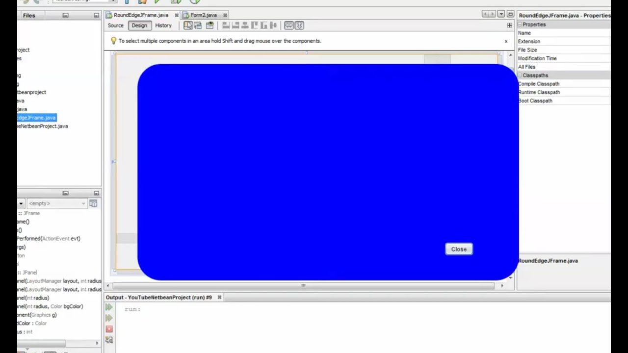 Java Swing Rounded Border At Phoebe Tindal Blog