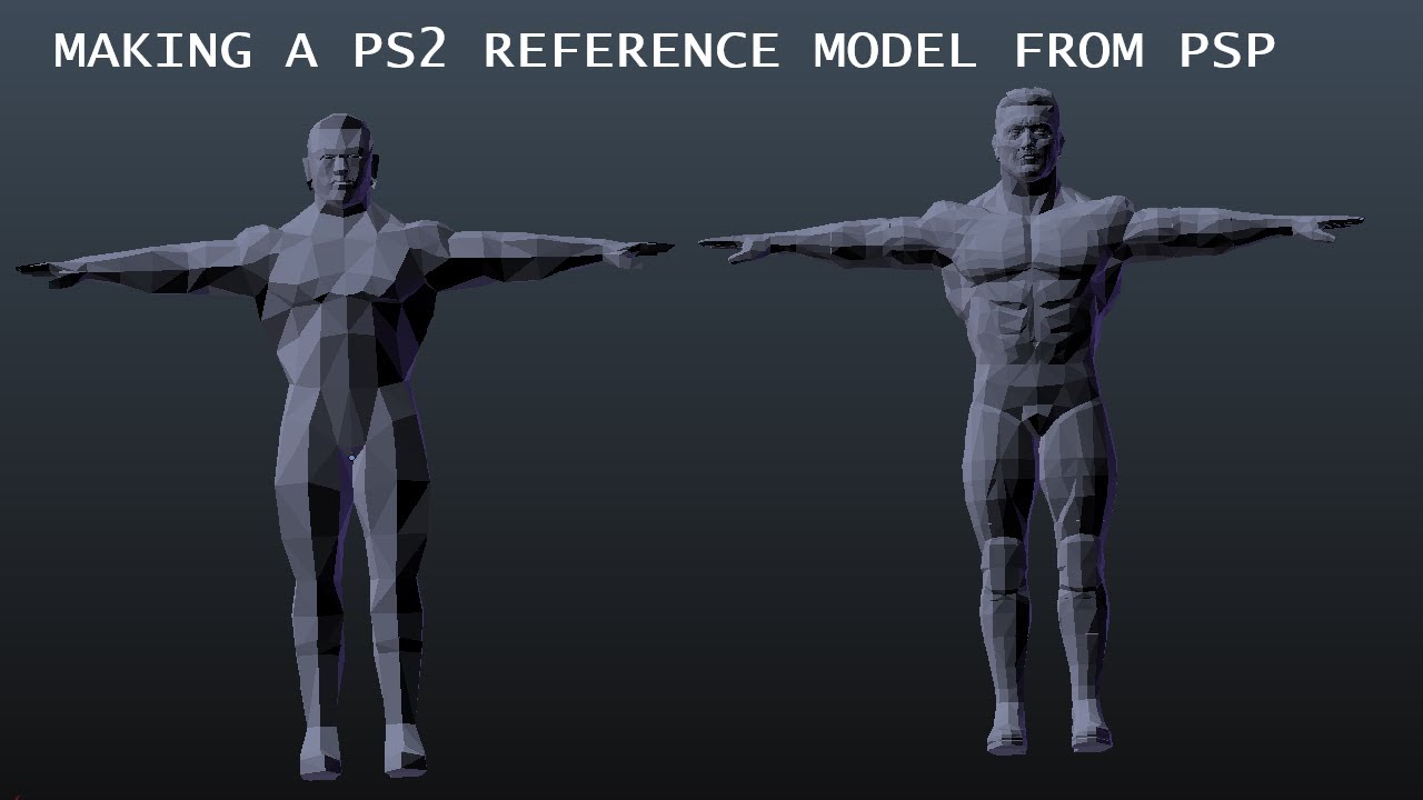 How To Make A Ps2 Reference Model Psp Youtube