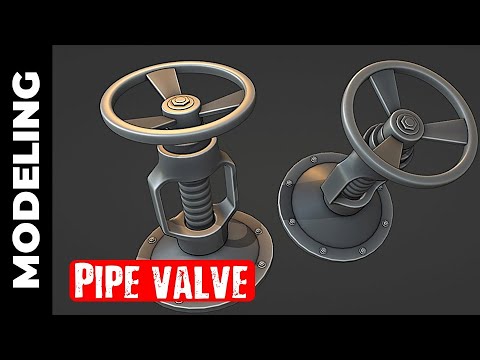 Blender Pipe Valve Youtube