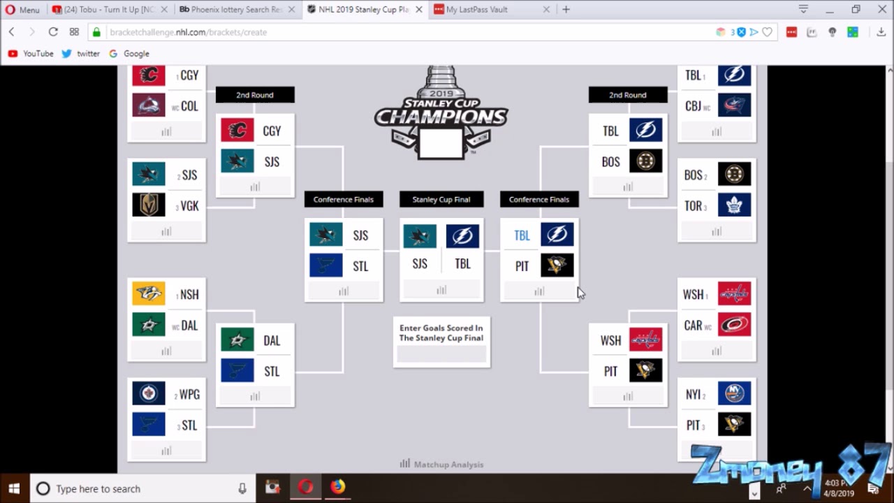 Nhl Playoff Predictions 2019 Youtube
