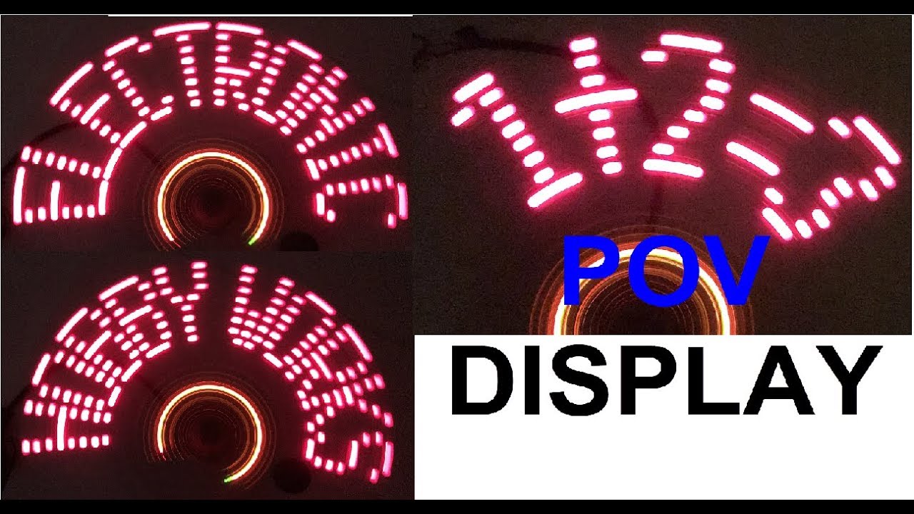 Make A Pov Display How To Make A Led Propeller At Home Arduino